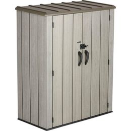 Lifetime Garten-Geräteschrank, BxT: 136x70 cm, grau