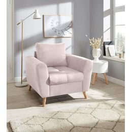 Home Affaire Sessel Penelope Luxus, mit besonders hochwertiger Polsterung für bis zu 140 kg pro Sitzfläche, braun