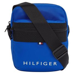Tommy Hilfiger Mini Bag TH SKYLINE MINI REPORTER, mit Markenlogo vorne, blau