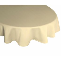 WIRTH Tischdecke WIRTHNatur, oval, beige