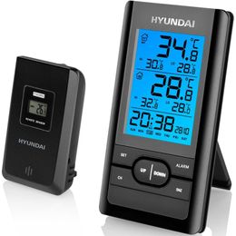 Hyundai Hyundai WS1070S Wetterstation (mit Außensensor), schwarz
