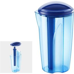Metaltex Wasserkaraffe Cool Fusion, 2 Liter, blau