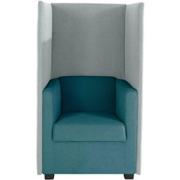 DOMO collection Sessel Kea, mit praktischem Sichtschutz, Breite 80 cm, grün