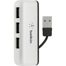 Belkin USB 2.0 4-PORT TRAVEL HUB USB-Adapter, weiß