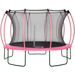 Plum Gartentrampolin Springsafe Trampolin Colours, 366 cm mit Sicherheitsnetz, schwarz