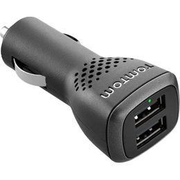 TomTom Dual Fast Charger USB-Ladegerät (150 mA, 1-tlg), schwarz