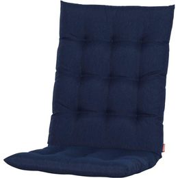 siena GARDEN Sesselauflage ATRIA, 110 cm, Dessin Uni, 100% recyceltem Polyester, in verschiedenen Farben, blau