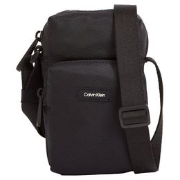 Calvin Klein Mini Bag CK MUST T REPORTER XS, im praktischen Design Umhängetasche Herren Schultertasche, schwarz