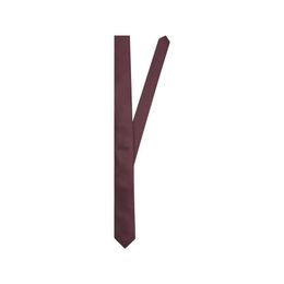 Seidensticker Krawatte Slim Schmal (5cm) Uni, rot