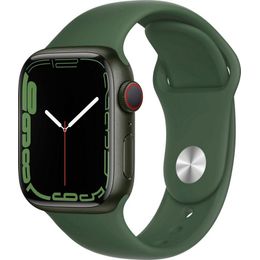 Apple Watch Series 7 GPS + Cellular, 41mm Smartwatch (Watch OS 8), grün