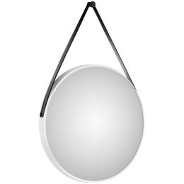 Talos LED-Lichtspiegel, rund, mit indirekter LED Beleuchtung, matt Ø 80 cm, weiß