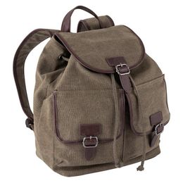 Camel Active Cityrucksack MOUNTAIN Backpack L, mit gepolstertem Laptopfach, grün