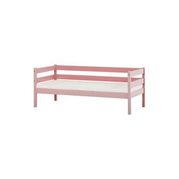 Hoppekids Einzelbett ECO Comfort (Set), mit Rollrost in 8 Farben, wahlweise mit Matratze und Absturzsicherung, rosa