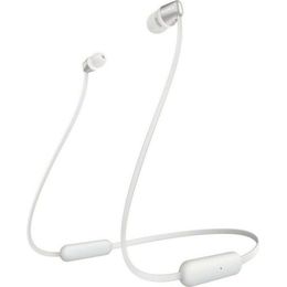 Sony WI-C310 In-Ear-Kopfhörer (Sprachsteuerung, Google Assistant, Siri, A2DP Bluetooth (Advanced Audio Distribution Profile), AVRCP Bluetooth (Audio Video Remote Control Profile), HFP, HSP), weiß