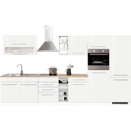 HELD MÖBEL HELD MÖBEL Küchenzeile Eton, mit E-Geräten, Breite 360 cm, weiß