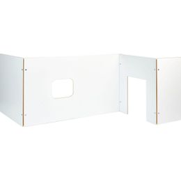 Tojo Raumteiler kids Wand, Set 6-tlg., Spielwand für individuelle Spielwelten, Höhe 70 cm, weiß
