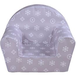 KNORRTOYS® Sessel Royal Grey, für Kinder; Made in Europe, grau
