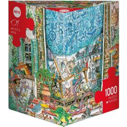 Heye Puzzle Artist`s Mind / Korky Paul, 1000 Puzzleteile, Made in Europe, bunt