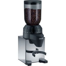 Graef Kaffeemühle CM 820, 128 W, Kegelmahlwerk, 250 g Bohnenbehälter, Edelstahl, silberfarben