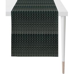 Apelt Tischläufer 1308 Loft Style, Jacquard (1-tlg), Fleckschutz, schwarz