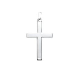 Adelia´s Adelia´s Kettenanhänger 925 Silber Kreuz Anhänger, Silberschmuck für Damen & Herren, silberfarben
