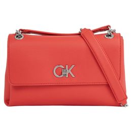 Calvin Klein Umhängetasche RE-LOCK EW CONV CROSSBOODY, mit Marken-Emblem vorne, rot
