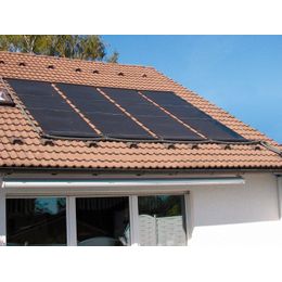 summer fun Solarabsorber, 9,6 m² Absorberfläche, 2 Matten, schwarz