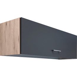 Flex-Well Klapphängeschrank Morena (B x H x T) 100 x 32 x 32 cm, mit Klappe, grau