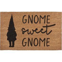 Fußmatte Mix Mats Kokos Sweet Gnome, Hanse Home, rechteckig, Höhe: 15 mm, Weihnachten, Schmutzfangmatte, Outdoor, Rutschfest, Innen, Kokosmatte, braun