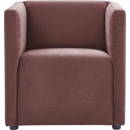 CALIZZA INTERIORS Cocktailsessel Grivola, rot