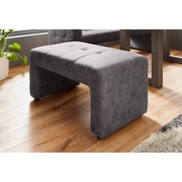 exxpo - sofa fashion Polsterhocker, Breite 100 cm, grau