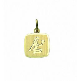 Adelia´s Adelia´s Kette mit Anhänger 333 Gold Sternzeichen Anhänger Jungfrau, Schmuckset - Set mit Halskette, goldfarben