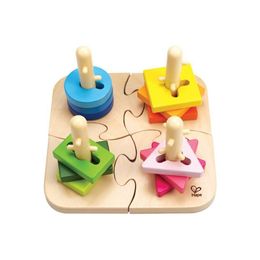 HAPE Steckspielzeug, (Set, 16-tlg), bunt