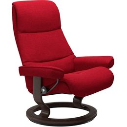 stressless® Relaxsessel View, mit Classic Base, Größe S,Gestell Wenge, rot