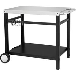 Justus Grillablagetisch Multi-Trolley, silberfarben