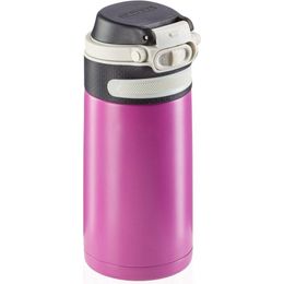 Leifheit Thermoflasche Flip, 350 ml, lila