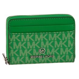 Michael Kors Brieftasche Jet Set Small, mit Logoprint, grün