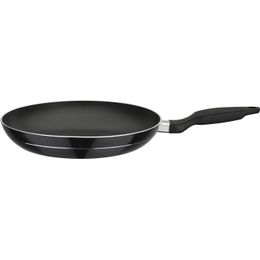 GSW Bratpfanne Bratmeister, Aluminium (1-tlg), mehrfache, pflegeleichte Antihaft-Versiegelung.Ø 32 cm, schwarz