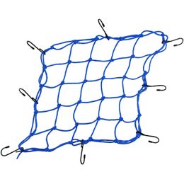 Roleff Schutznetz Gepäcknetz RO 4103, BxL: 90x90 m, mit 8 Haken, blau