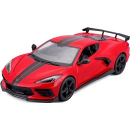 Maisto® Modellauto Corvette Stingray Coupe 20, rot, Maßstab 1:24, rot