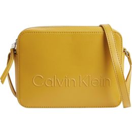 Calvin Klein Mini Bag CK SET CAMERA BAG, in schlichtem Design Handtasche Damen Tasche Damen Umhängetasche, gelb