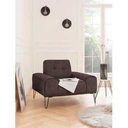 exxpo - sofa fashion Sessel Taranto, braun