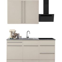Wiho-Küchen wiho Küchen Küche Chicago, wahlweise mit E-Geräten, Breite 180 cm, beige|grau