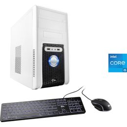 CSL Speed V25815 PC (Intel® Core i5 12400, Intel UHD Graphics 730, 8 GB RAM, 500 GB SSD, Luftkühlung), weiß