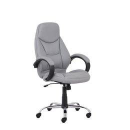 Inosign Chefsessel Veronika, Bürostuhl, komfortabel gepolstert, in grau oder schwarz, grau