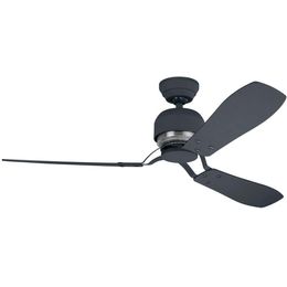 Hunter Deckenventilator Industrie II, 132cm Graphit, blau|grau