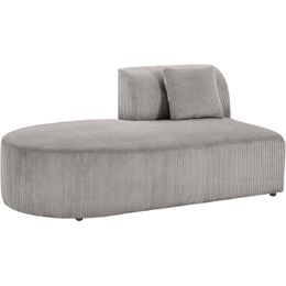 Andas Sofa-Eckelement Alesund, als Einzelteile oder Modulteil, grau