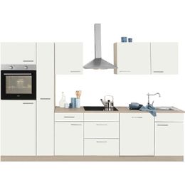 Wiho-Küchen wiho Küchen Küchenzeile Zell, ohne E-Geräte, Breite 310 cm, weiß