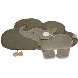 Krabbeldecke Elefant Eddy, Wolkenform, Sterntaler®, grün