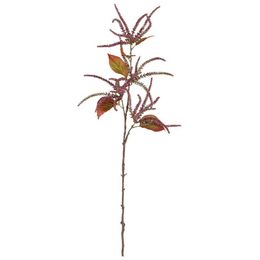 Winterliche Kunstpflanze Weihnachtsdeko Amaranthus, Creativ deco, Höhe 86 cm, Zweig mit Erika, lila
